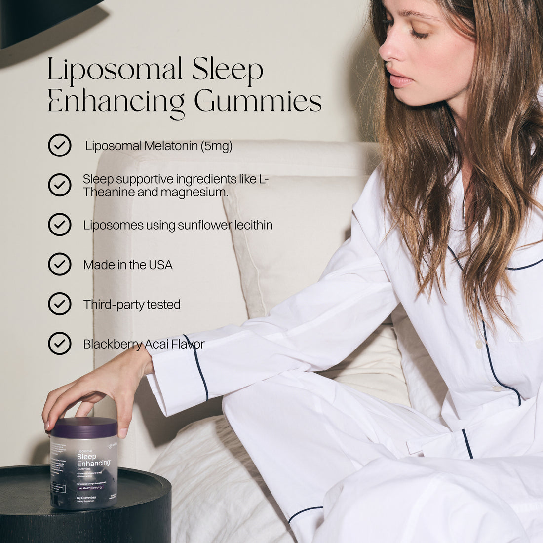 Liposomal Sleep Enhancing Gummies – Melatonin, L-Theanine & Magnesium ...